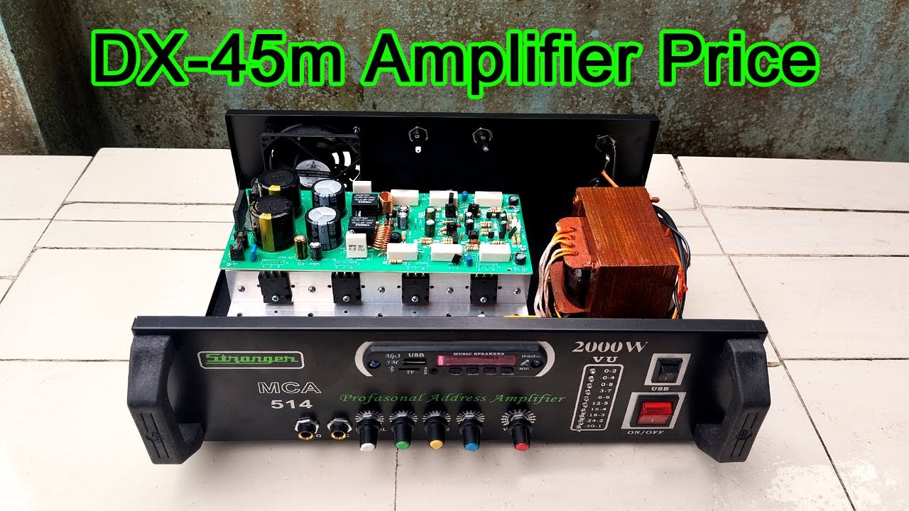 DX-45m Amplifier Price In Bangladesh / এমপ্লিফাইয়ারের দাম - YouTube