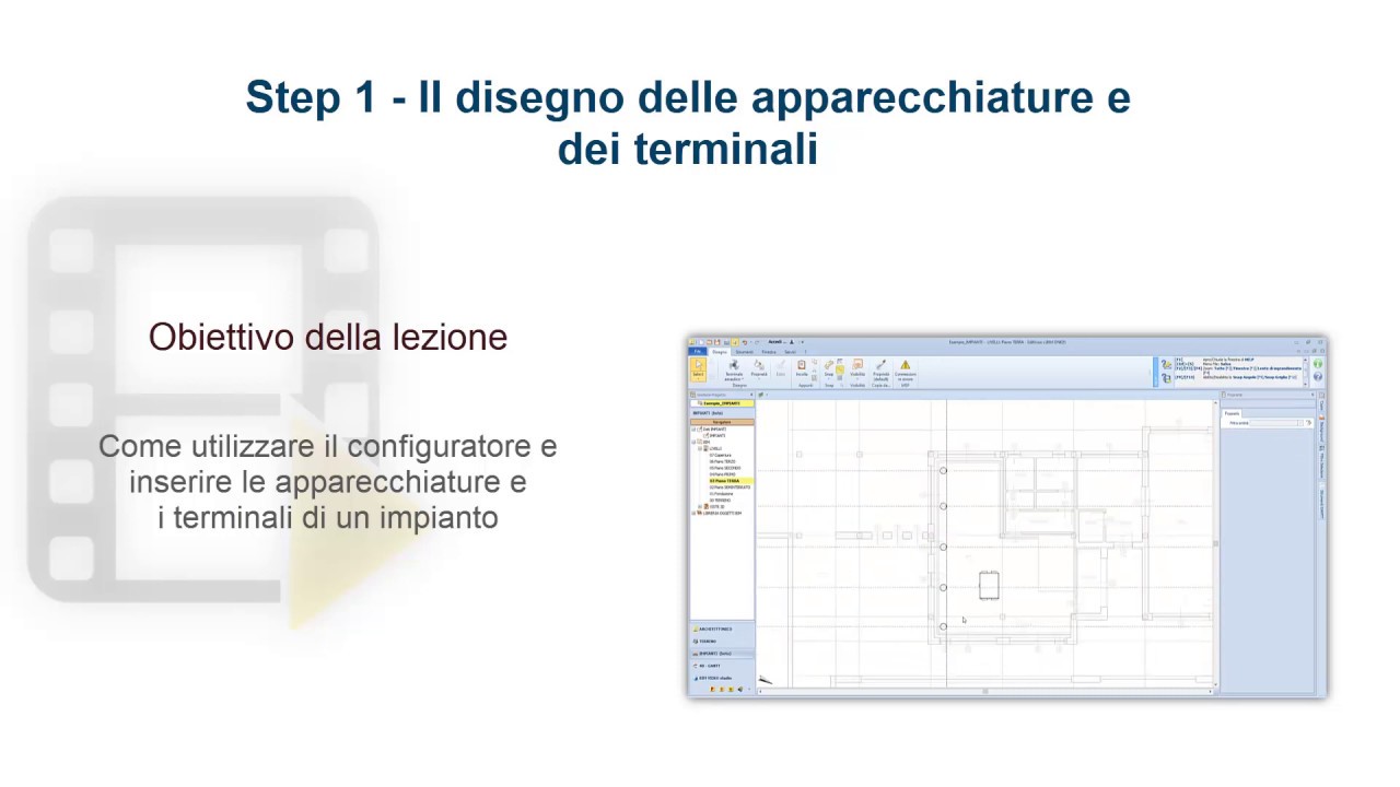Tutorial Edificius-MEP - Step 1 - Il disegno delle apparecchiature e dei terminali - ACCA ...