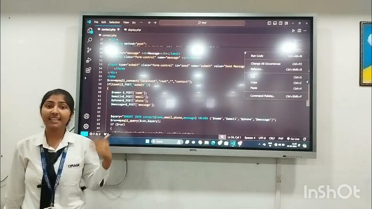 PRESENTATION BY BCA 3RD YEAR STUDENT(Add On Course: PHP/MYSQL) - YouTube