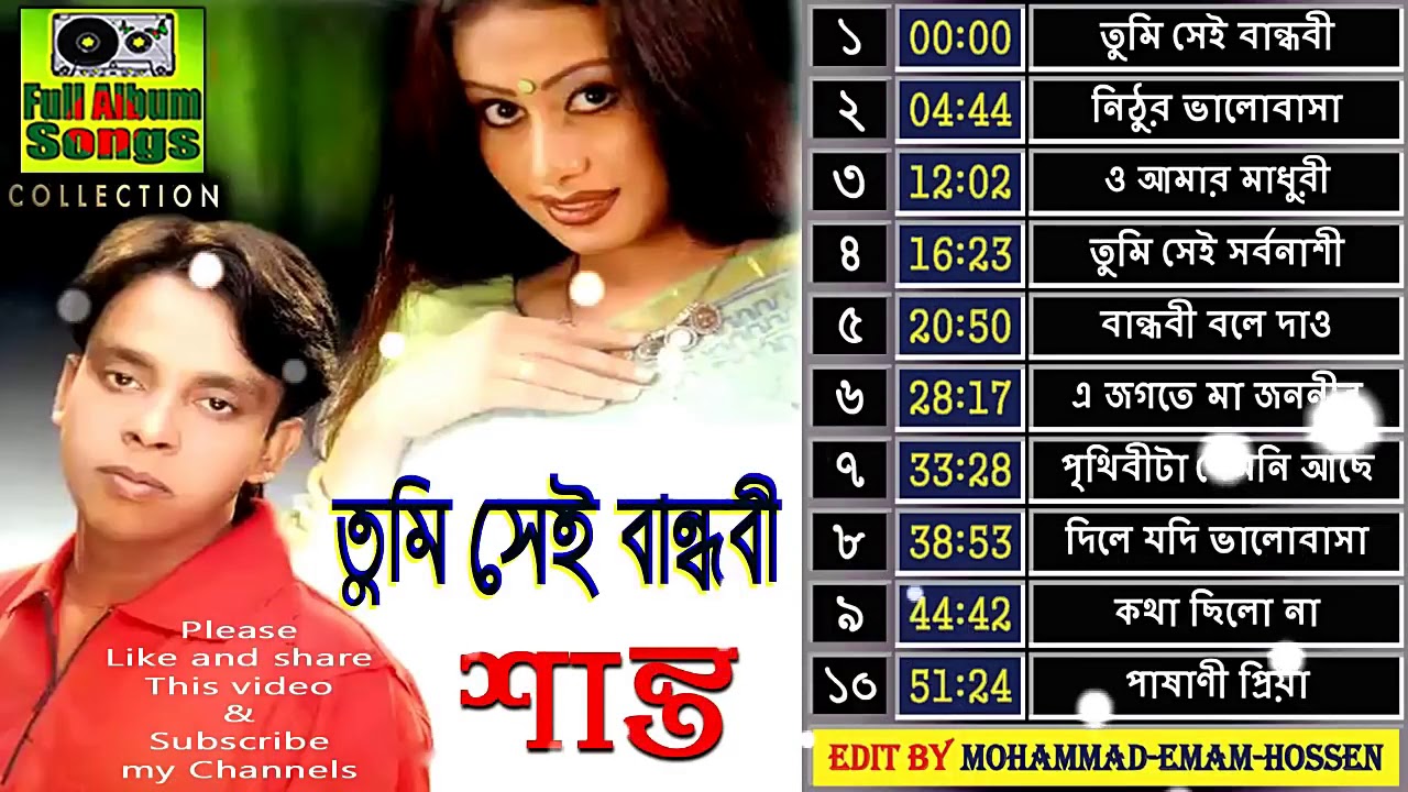Shanto Bangla Best Sad Song Full Album - YouTube