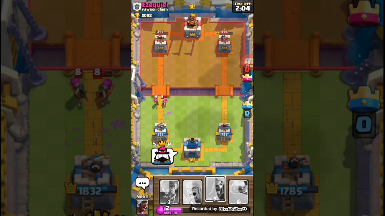 Cr arena 7 best deck with out legendry card - YouTube