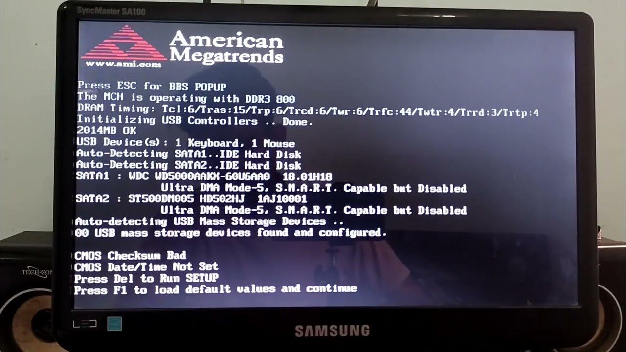 How To Fix American Megatrends Cmos - Error || Bios Problem Fixed ...