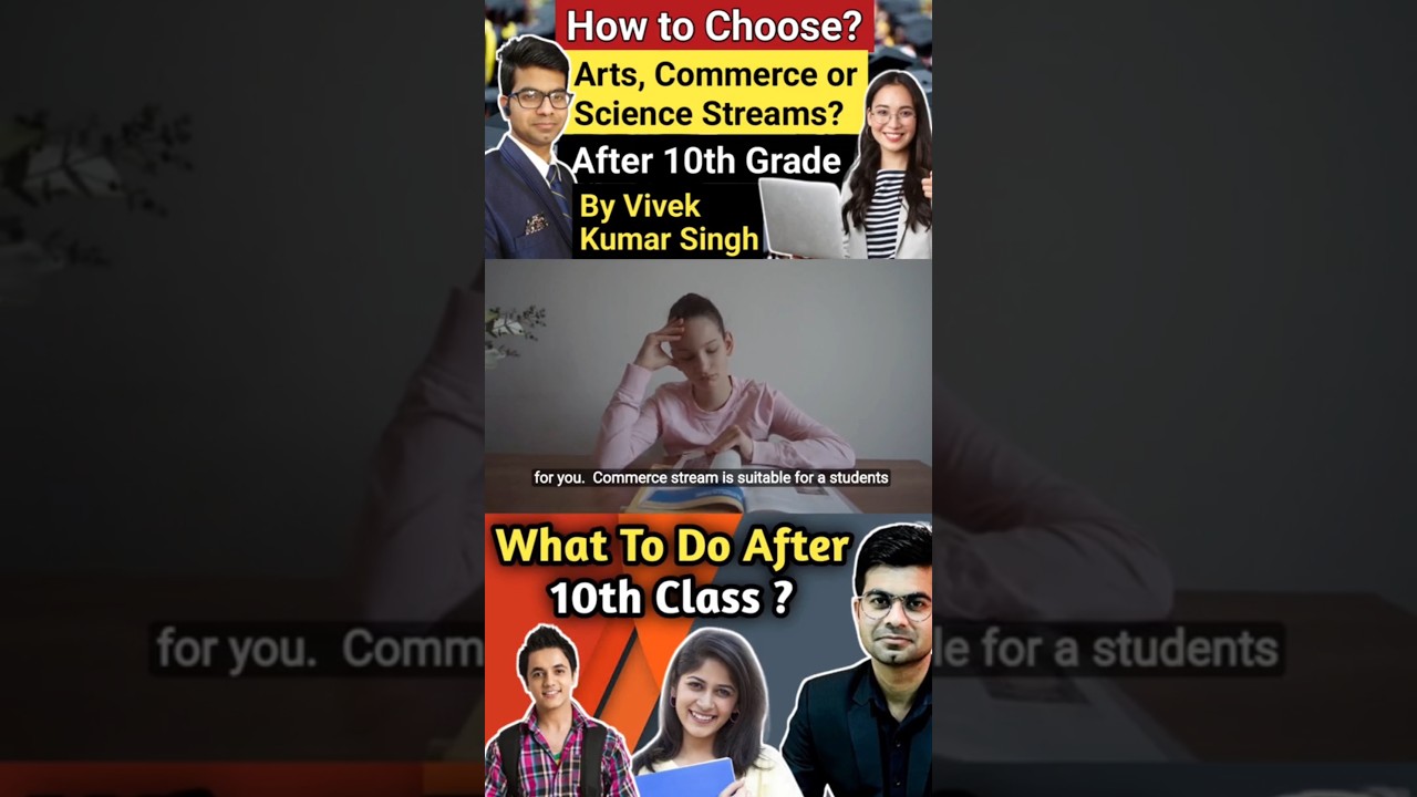 10th Passed? Science vs Commerce vs Arts! Career Opportunities Series ...