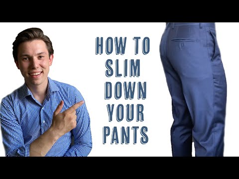 Taking In The Crotch Seam | Slimming Your Pants
