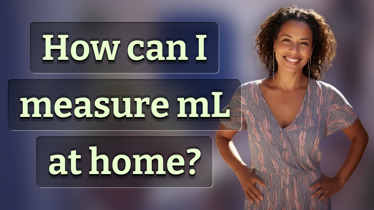 How can I measure mL at home? - YouTube