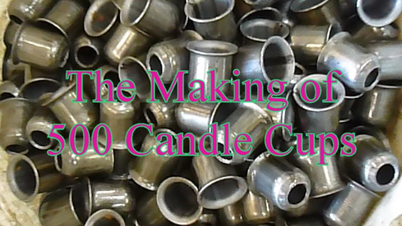 How to Make 500 Candle Cups - YouTube