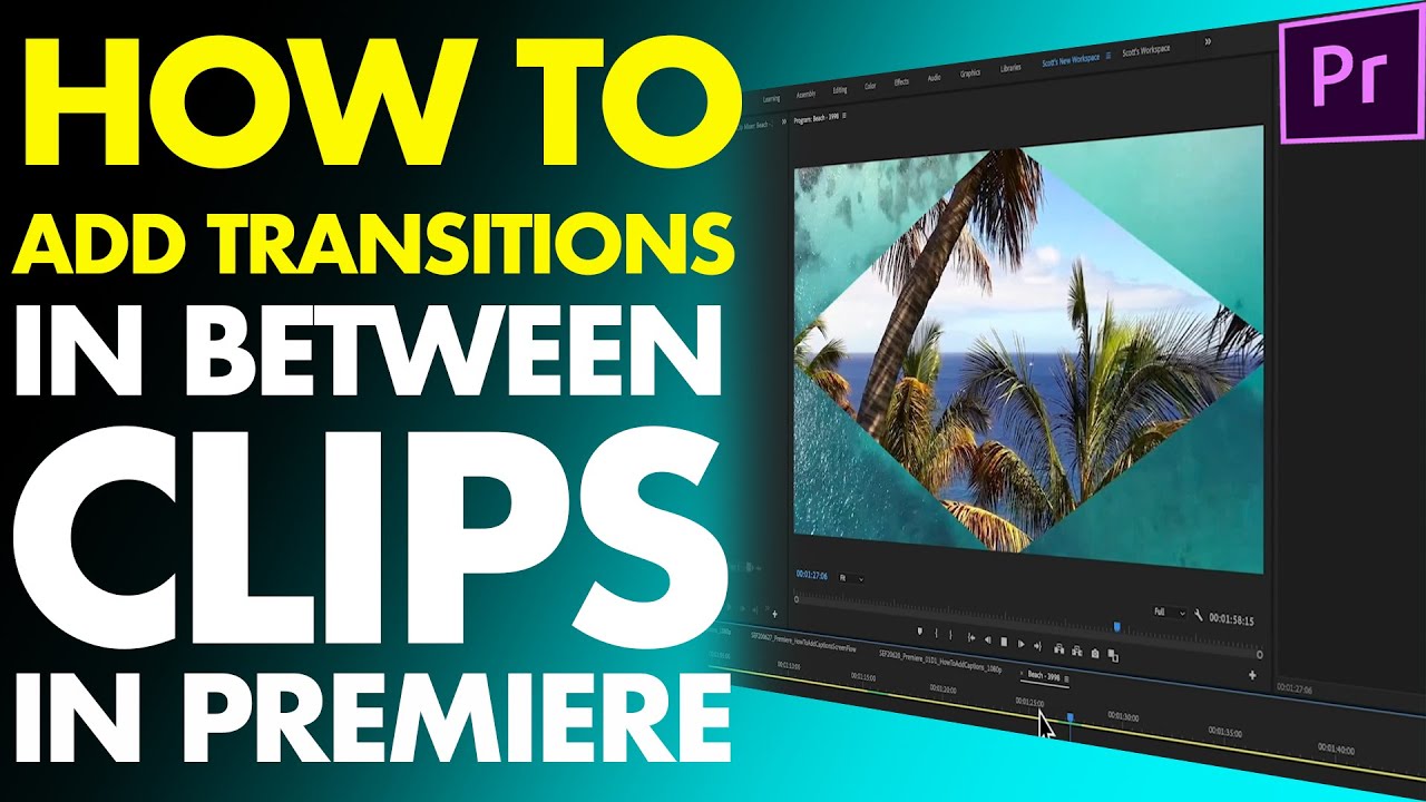 HOW TO ADD TRANSITIONS IN BETWEEN CLIPS IN PREMIERE PRO How how-to-add-transitions-in-between-clips-in-premiere-pro-how
