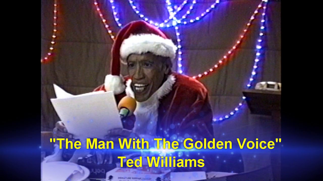 "The Man With The Golden Voice" Ted Williams reading Twas The Night ...
