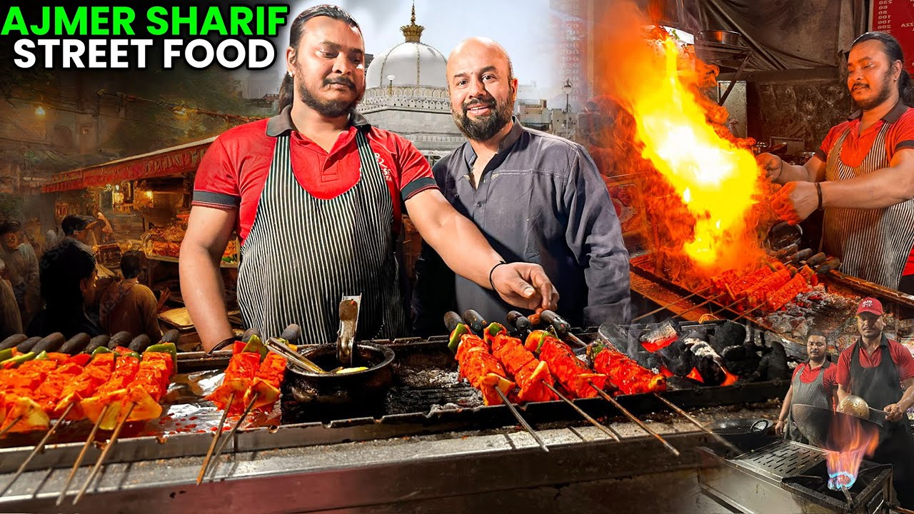 Ajmer Night Street Food | Pure Veg Street Food In Ajmer | Indian Street ...