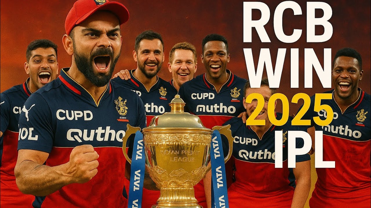 RCB Crowned Champions: IPL 2025 Victory Celebration / @Nascafenasi ...
