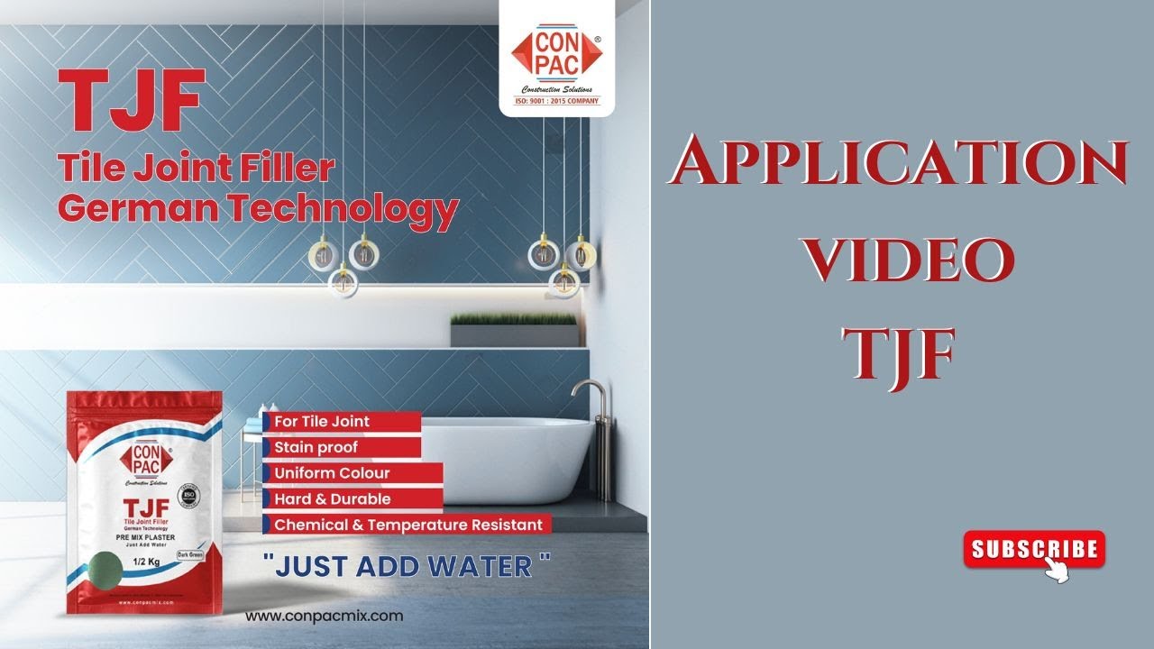 TJF - Tile joint filler - YouTube
