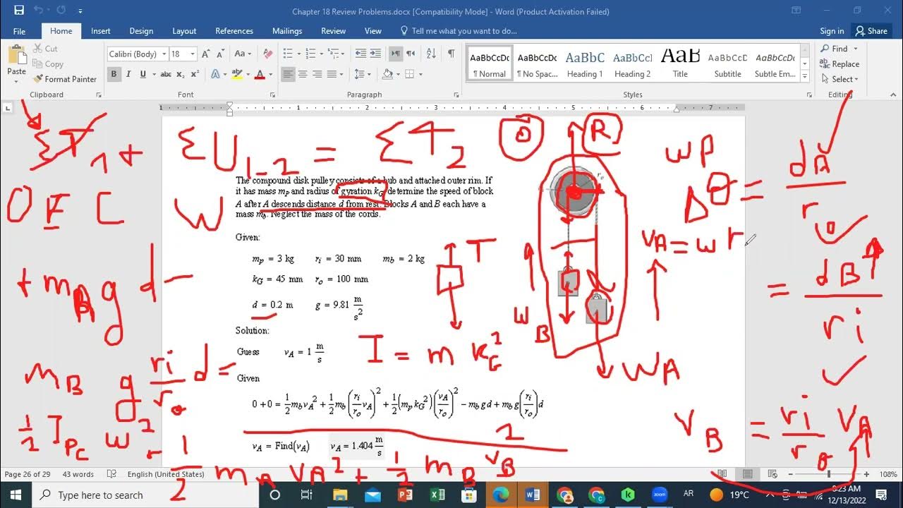 Chapter 18 Revision Problems - Part 1 - YouTube