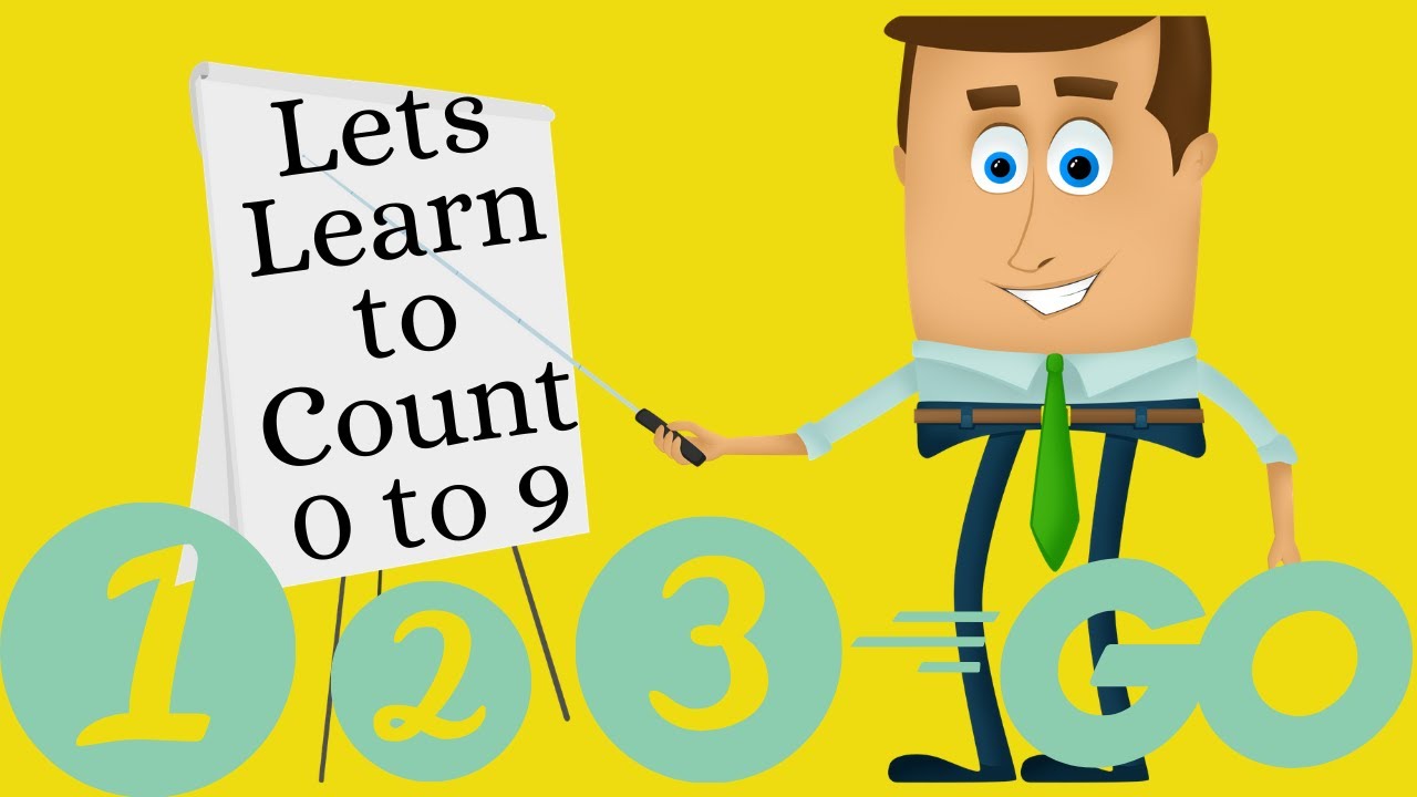 How to Learn to count 0 to 9 for kids | Number counting | Numbers 0 to ...