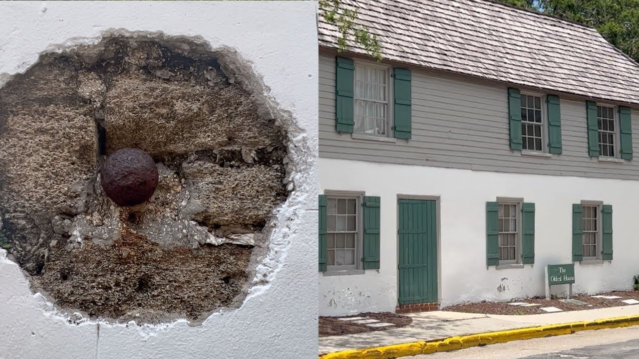Cannon Balls still in the Walls The Oldest House Museum in St ...