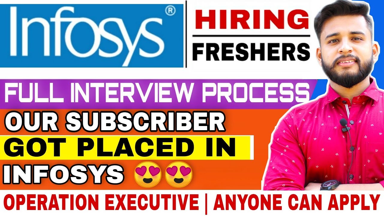 INFOSYS OPERATION EXECUTIVE FULL INTERVIEW PROCESS | FROM APPLICATION ...