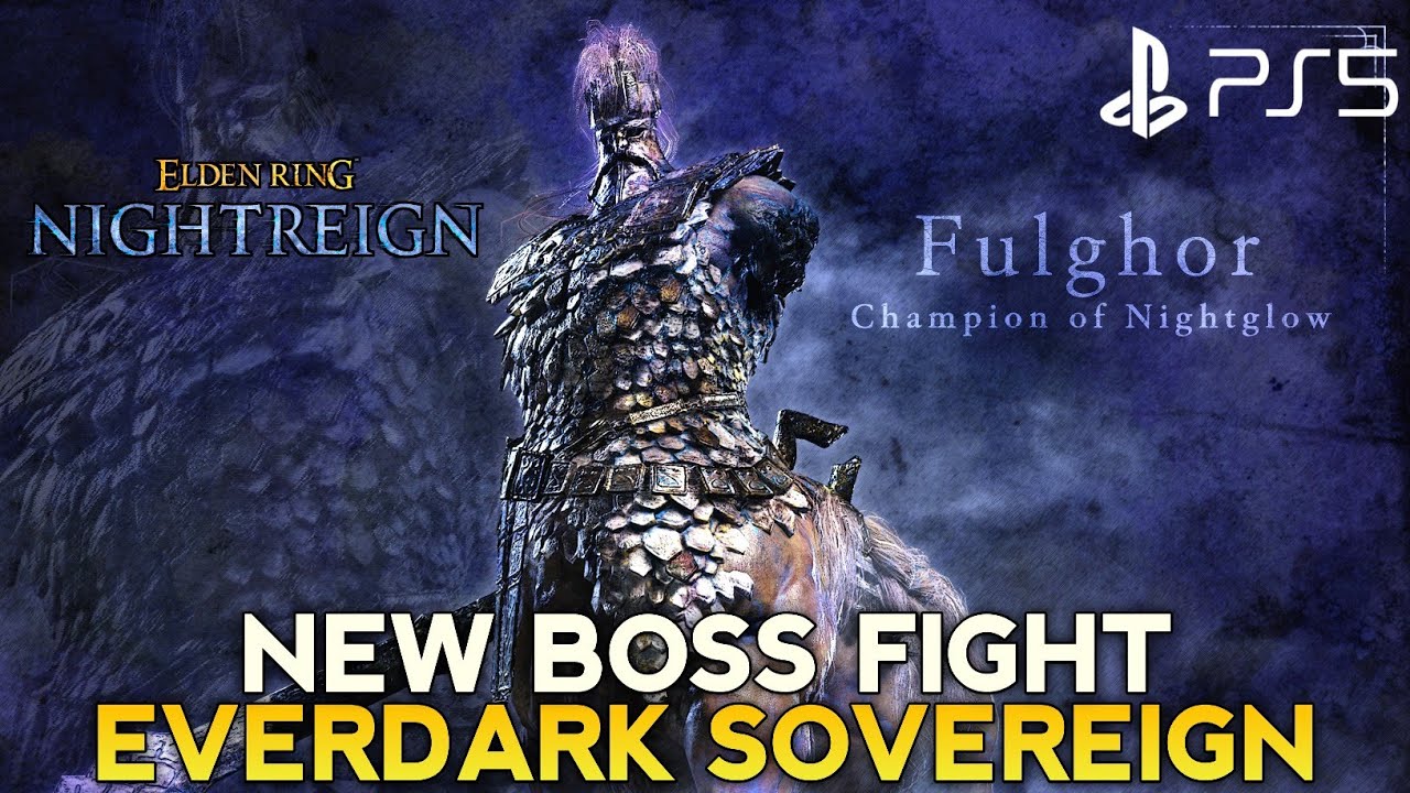 New Everdark Boss Fulghor Champion of Nightglow ELDEN RING NIGHTREIGN ...