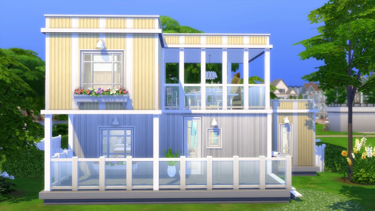 THE SIMS 4: SPEED BUILD // PEACEMAKER CONTAINER HOUSE - YouTube