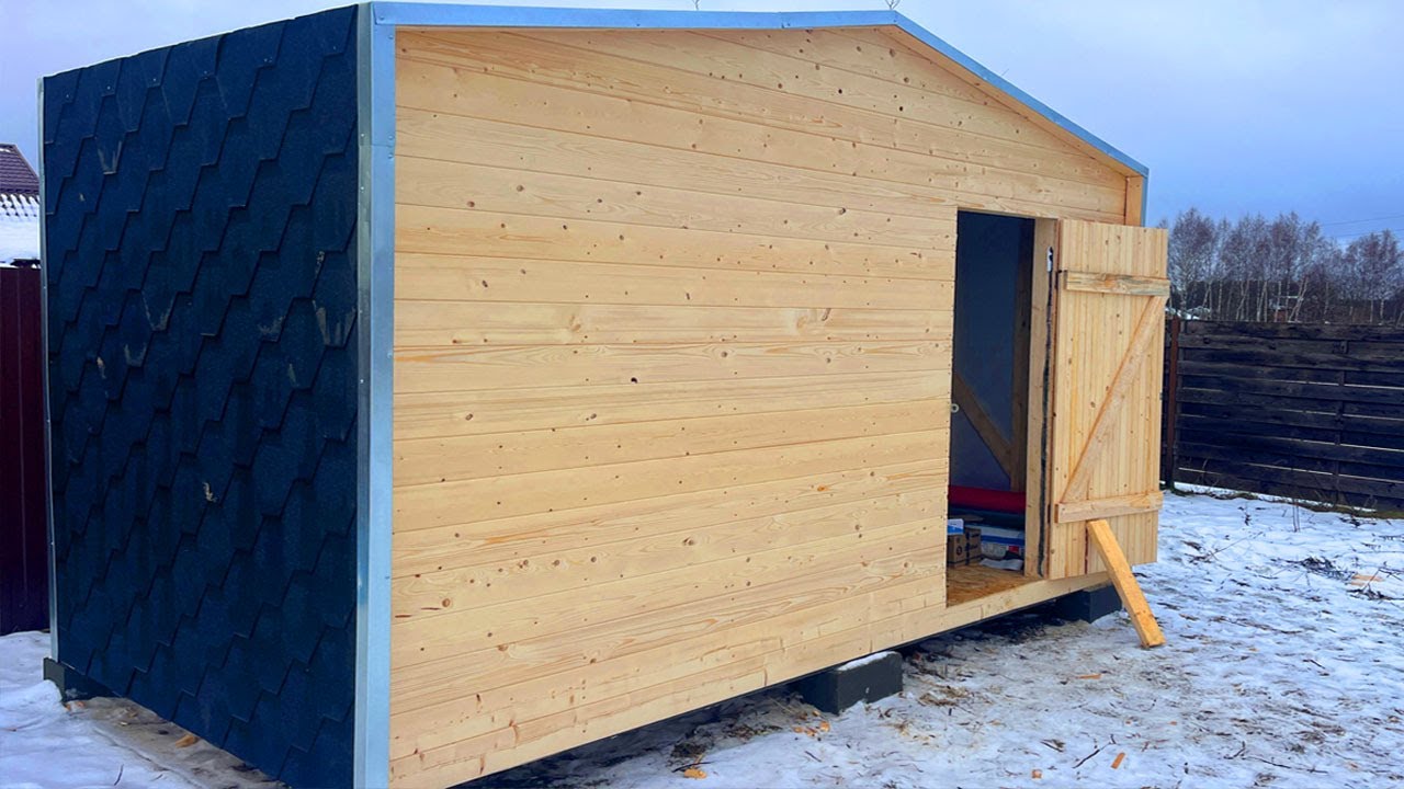 Built a BUDGET frame house Step by step construction process Here's ...