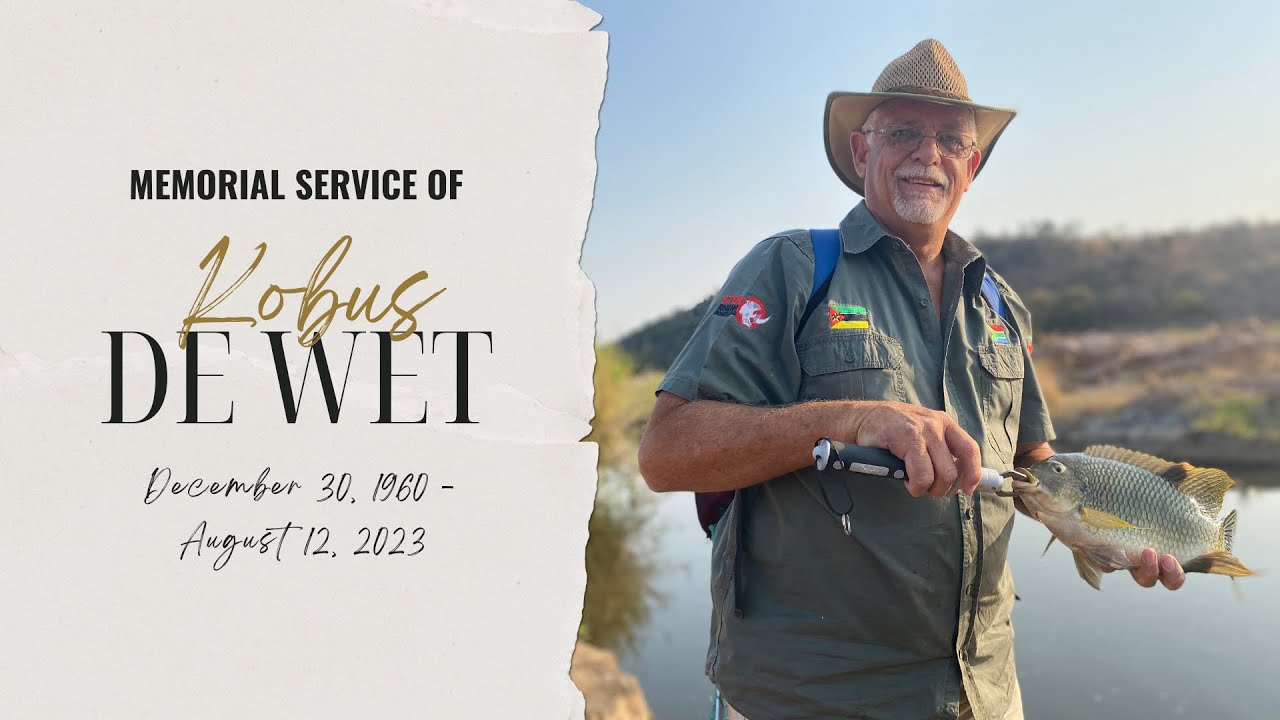 Kobus de Wet - Gedenkdiens - YouTube