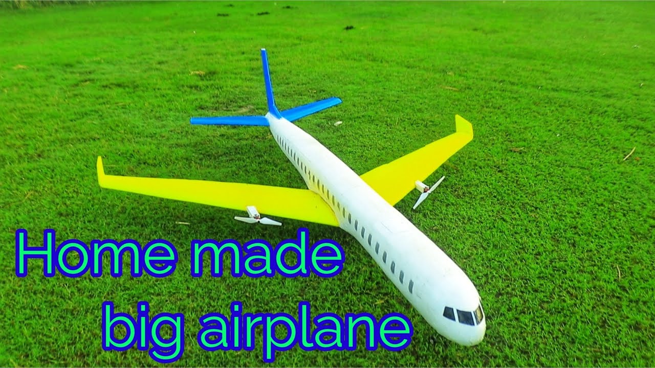 A big rc airplane fly in village | rc life | rc life bd - YouTube