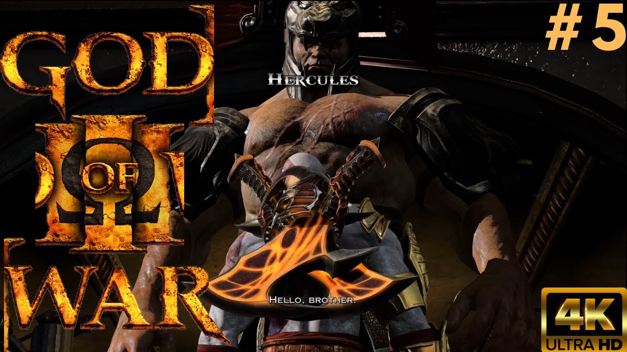 hercules vs karatos 1v1 fight with ultimate rage || gof of war 3|| part ...