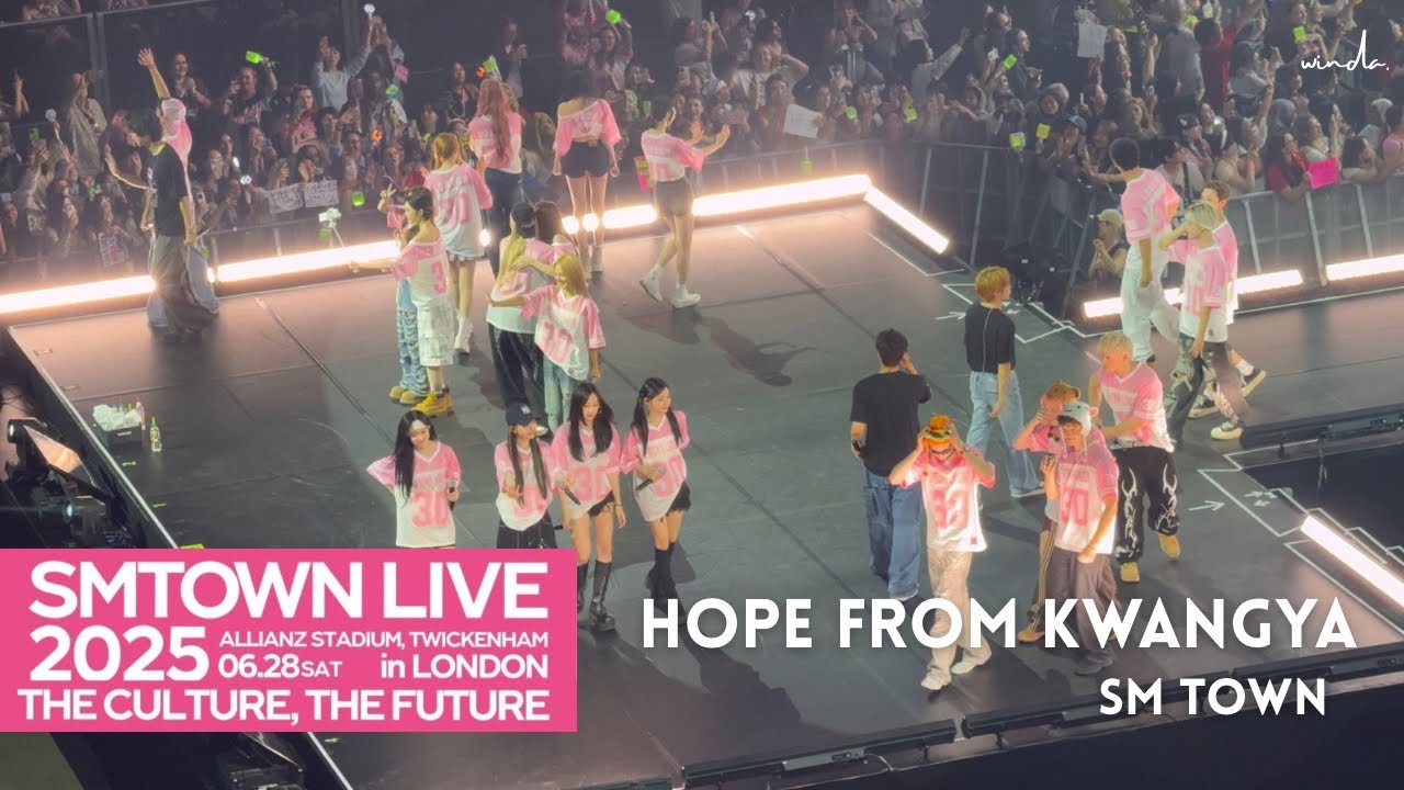 SM TOWN: HOPE FROM KWANGYA| 28.06.25 @SM TOWN IN #london #kpop #sm # ...