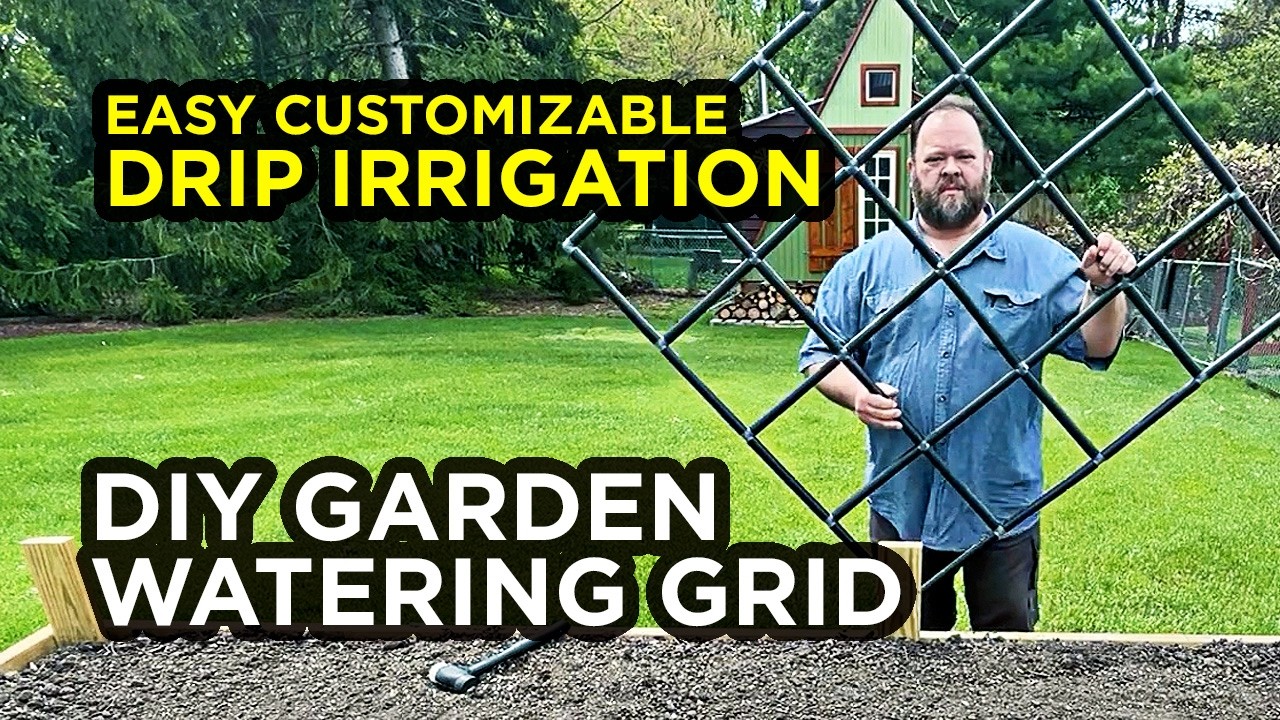 Garden In 10-Minutes a Day With This DIY Drip Irrigation Watering Grid ...