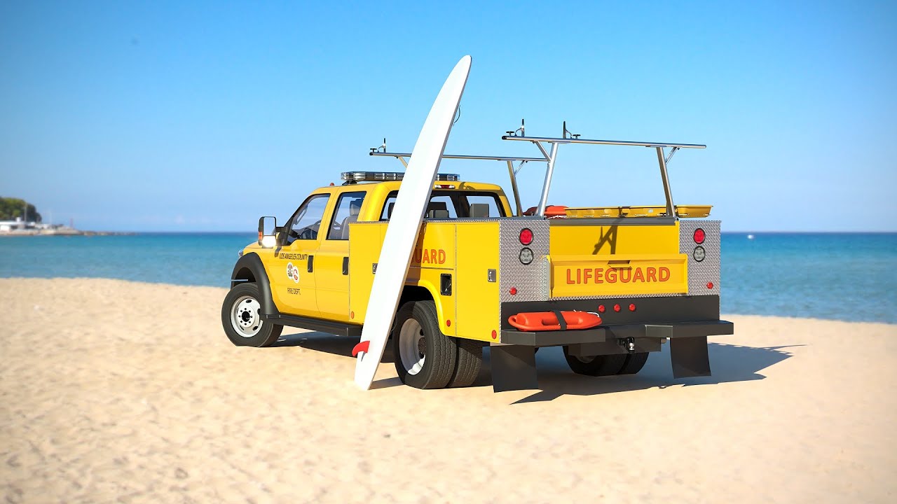 Ford F550 LifeGuard truck. - YouTube