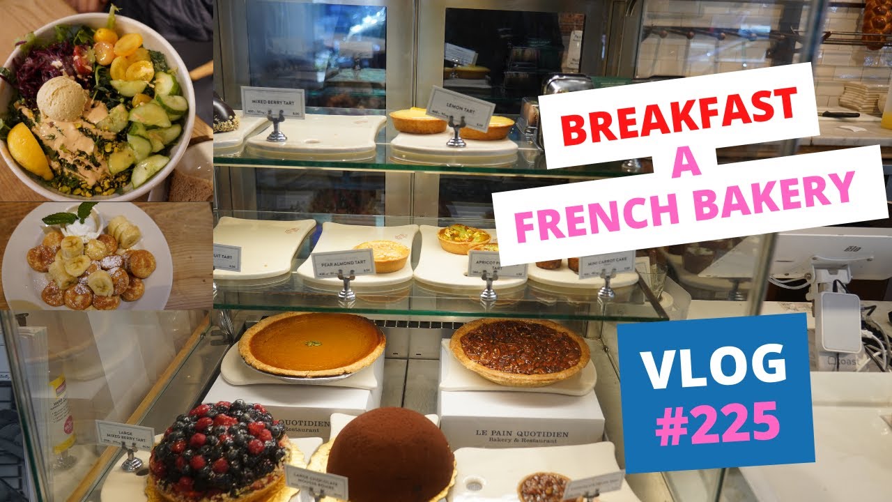 Breakfast at amazing French Bakery in Washington DC - YouTube