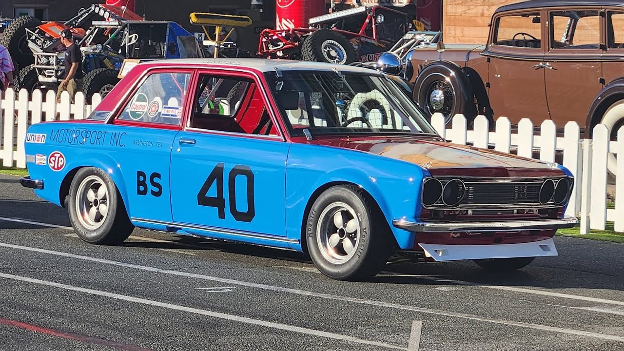 Corky Bell's U2.5L Trans Am Datsun 510 Velocity Invitational 2024 - YouTube