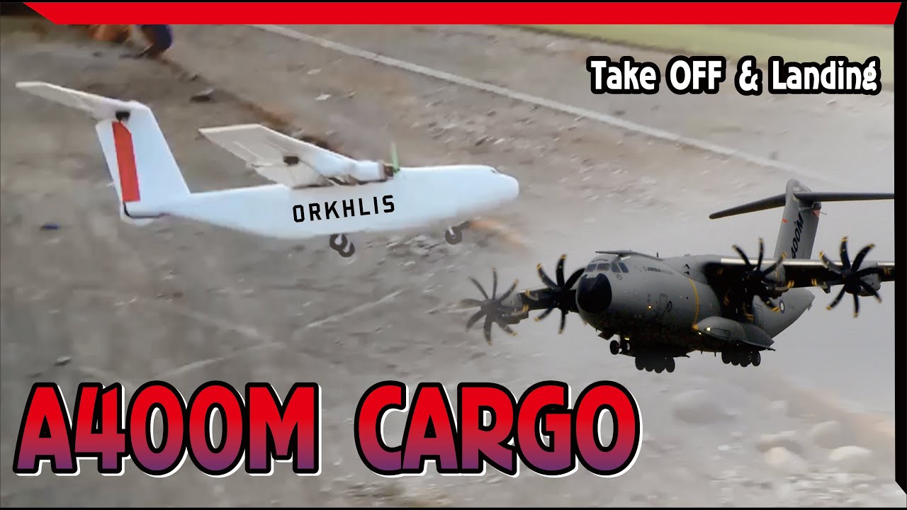 Take Off & Landing A400M Cargo - YouTube