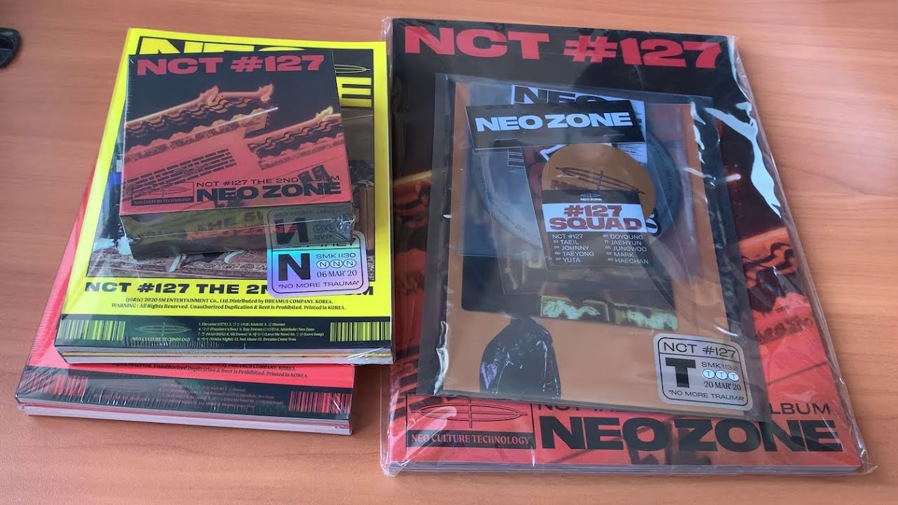 A Nerve Wracking Unboxing of ALL 4 NEO ZONE ALBUMS (NCT #127 NEO ZONE N ...