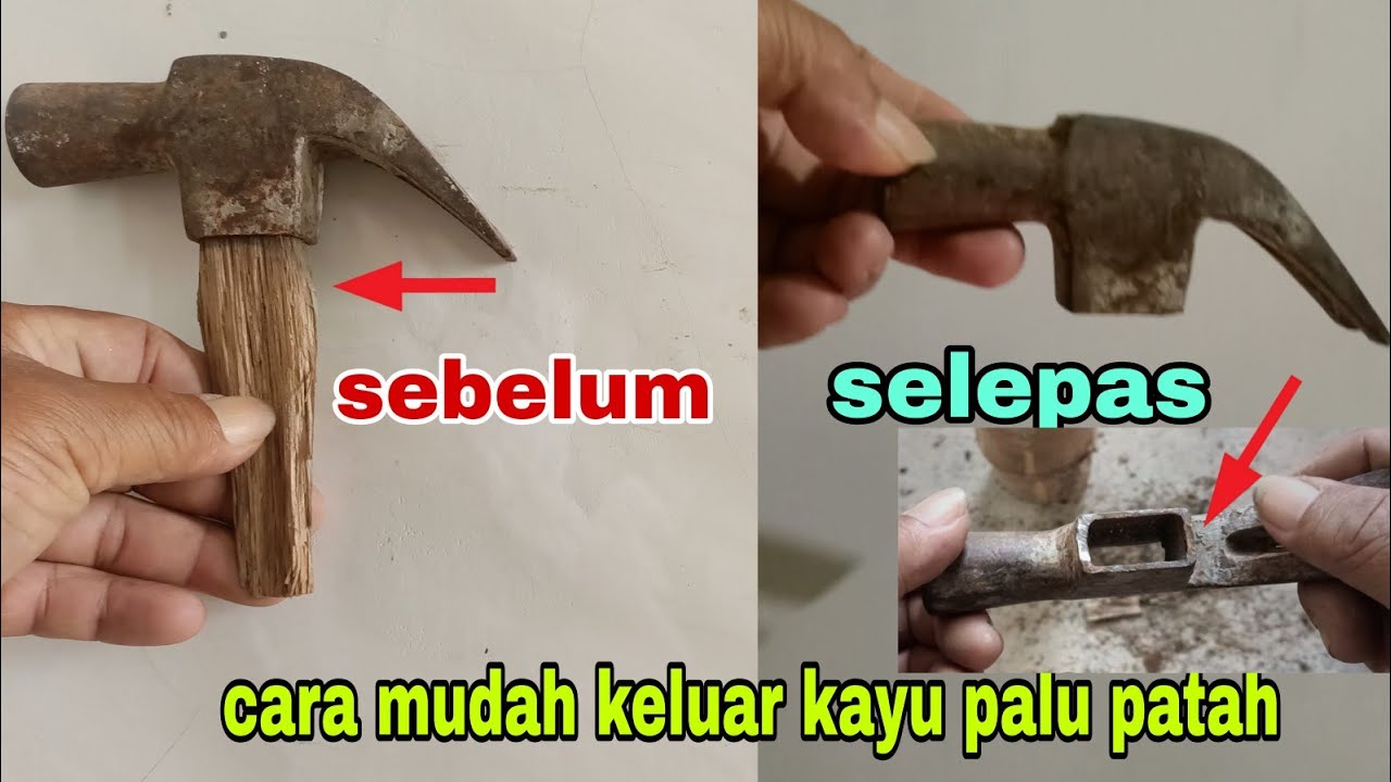 DIY,cara cepat buka kayu palu patah - YouTube
