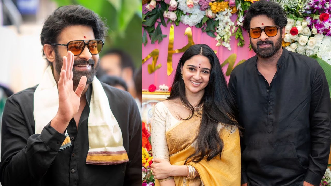 Prabhas, Iman Esmail, Hanu Raghavapudi Movie Opening Full Event|Prabhas ...