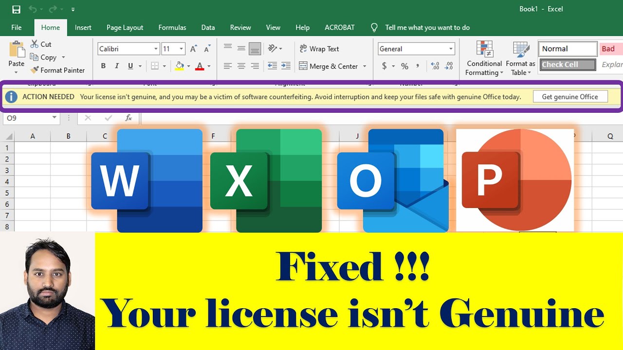 How to Remove Get Genuine Office Notification on Microsoft Office ...