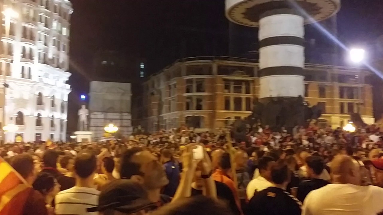 Evropsko prvenstvo rakomet pobeda na Makedonija - YouTube
