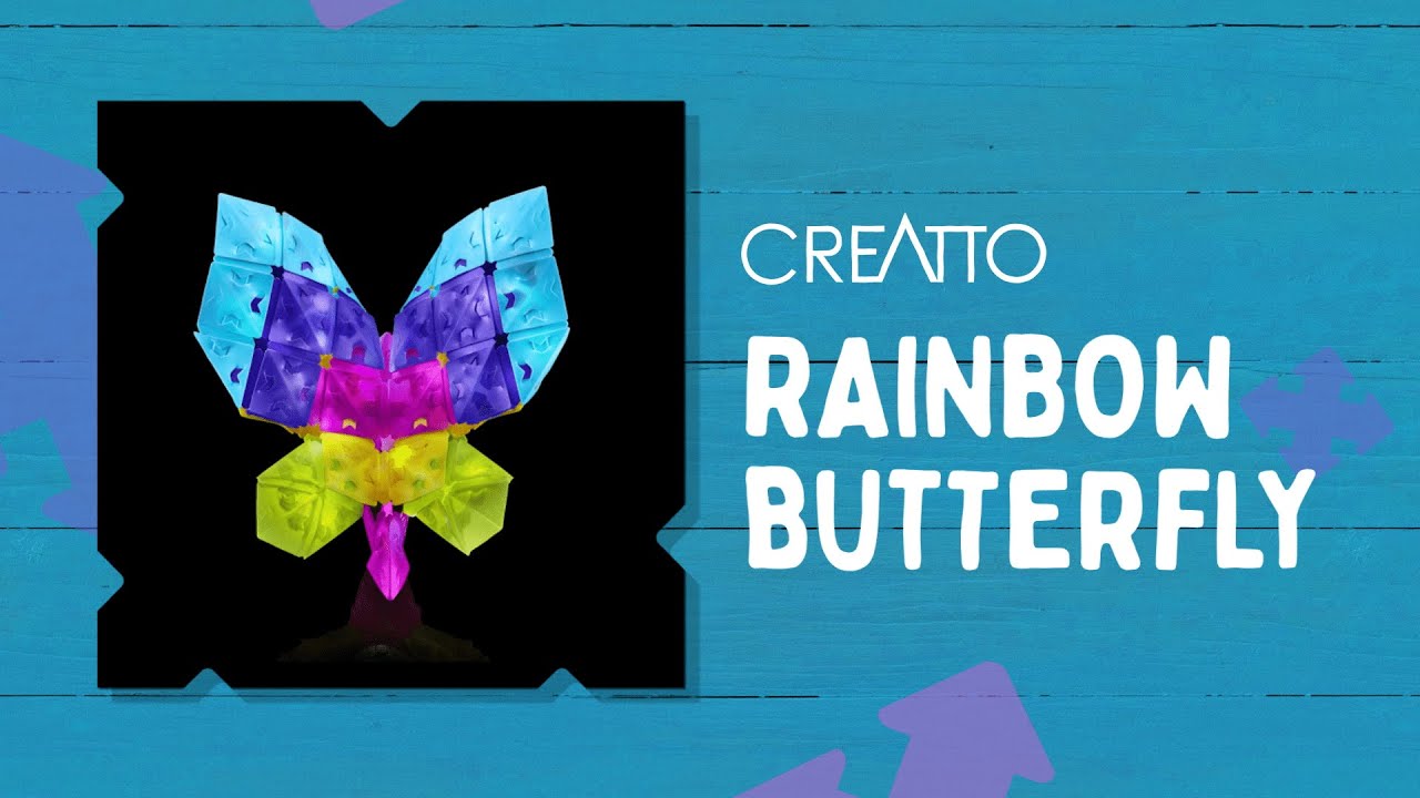 Creatto - Rainbow Butterfly Assembly - YouTube