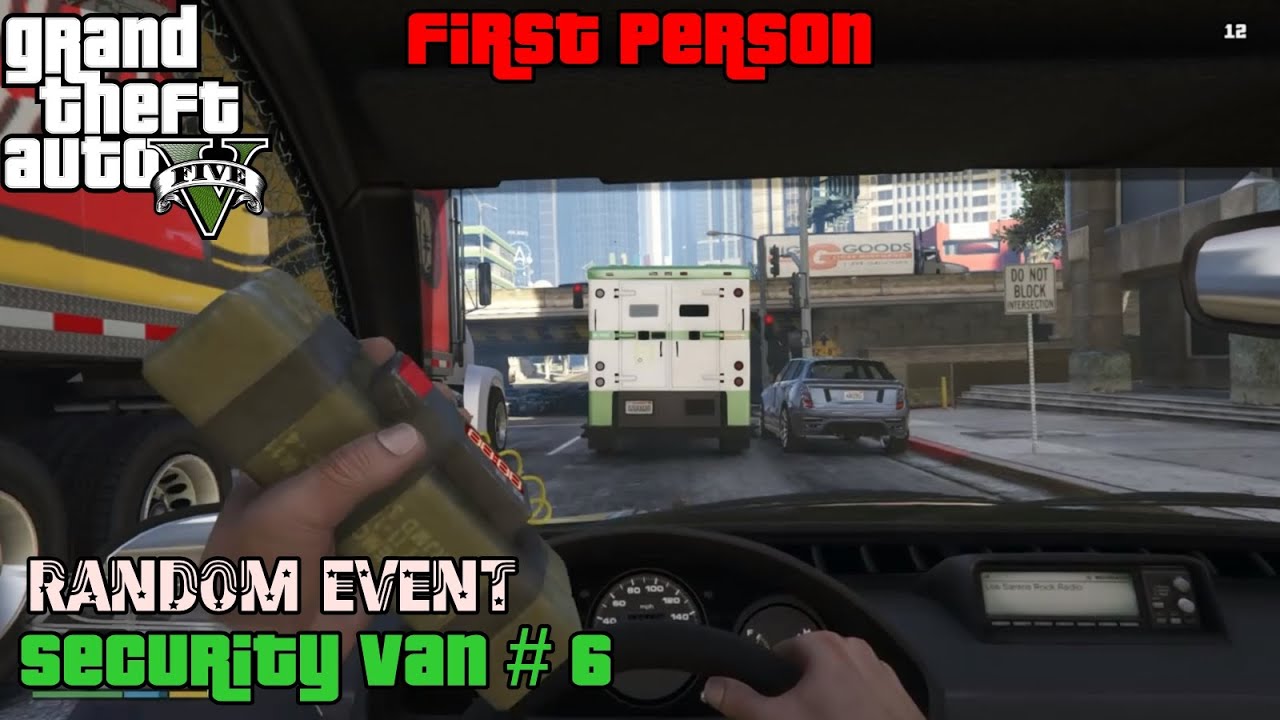 GTA 5 ★ Random Event # 17 ★ Security Van # 6 [Location Guide] - YouTube