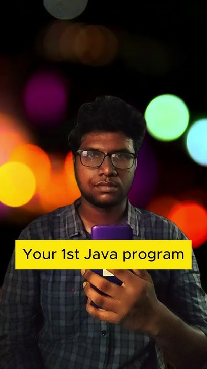 Write Your 1st Java Program Youtube