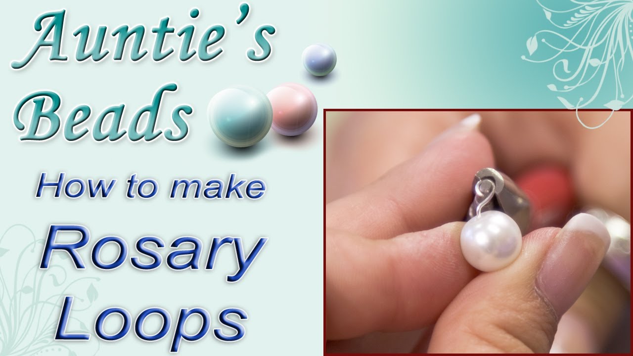 Karla Kam - How To Make Rosary Loops - YouTube