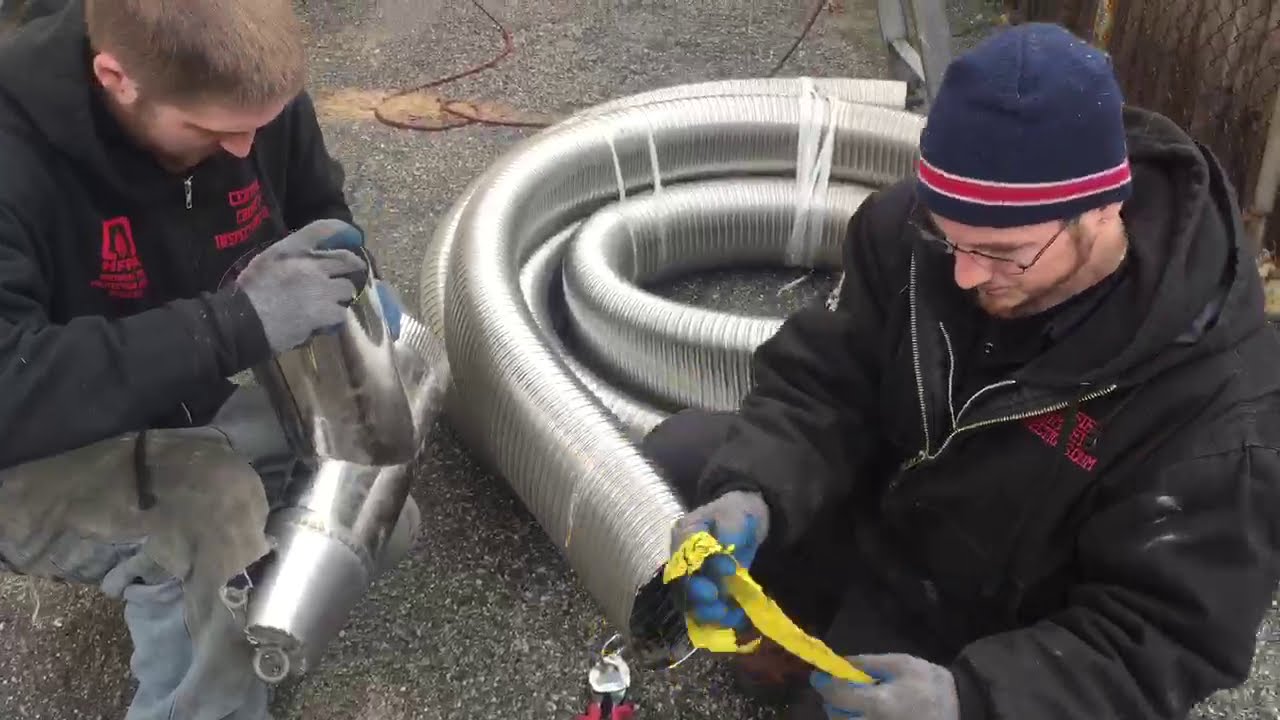 Installing a Chimney Liner-1 - YouTube