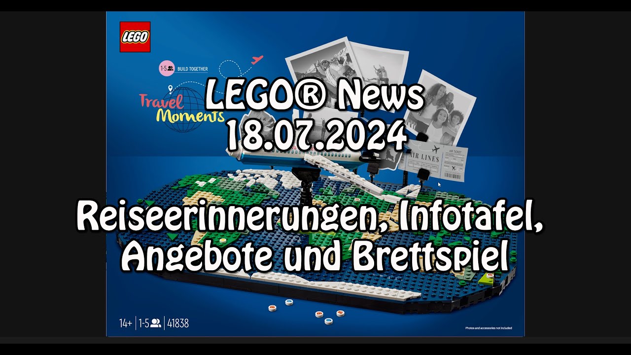 Gar seltsame Sets von LEGO vorgestellt: Reiseerinnerungen, Infotafel ...
