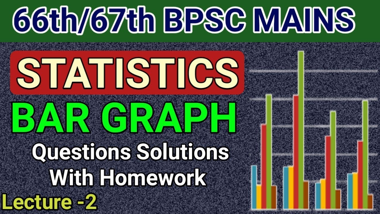 66th BPSC Mains Statistics | Bar Graph | Questions Solutions | 67th ...
