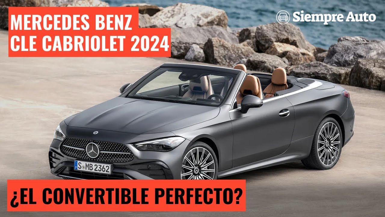 Mercedes Benz CLE Cabriolet 2024: Un descapotable para todas las ...