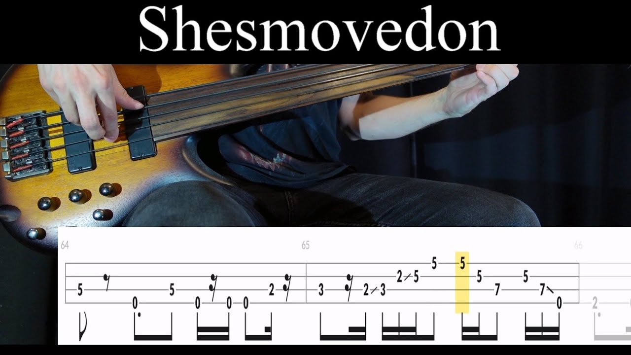 Shesmovedon (Porcupine Tree) - Bass Cover (With Tabs) by Leo Düzey ...