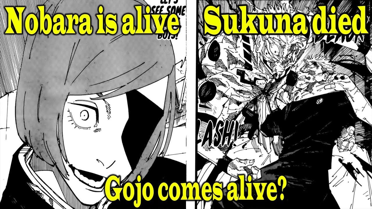 Jujutsu Kaisen nobara is alive and Gojo will come back to life?😍 - YouTube
