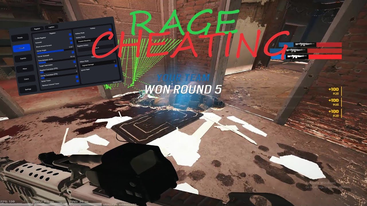 klar.gg / ちんかわ R6 Rage Cheating - YouTube