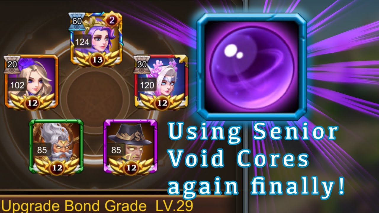 I'll Finally Have to Use Senior Void Cores Again - Heroes Charge - YouTube