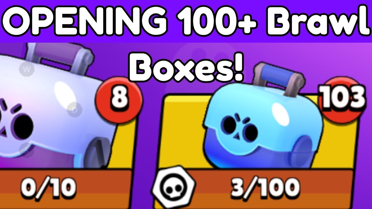 OPENING OVER 100 BRAWL BOXES (Brawl Stars) - YouTube