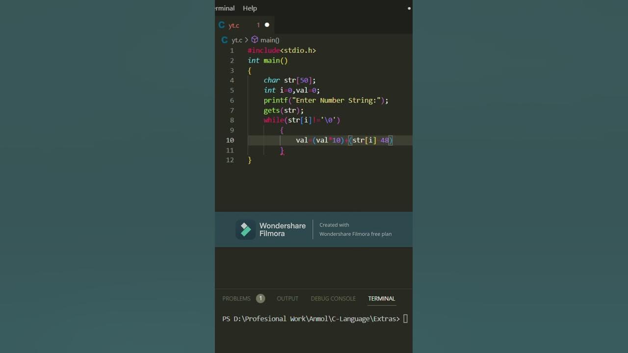 C Programming To Convert String Into Integer YouTube c-programming-to-convert-string-into-integer-youtube